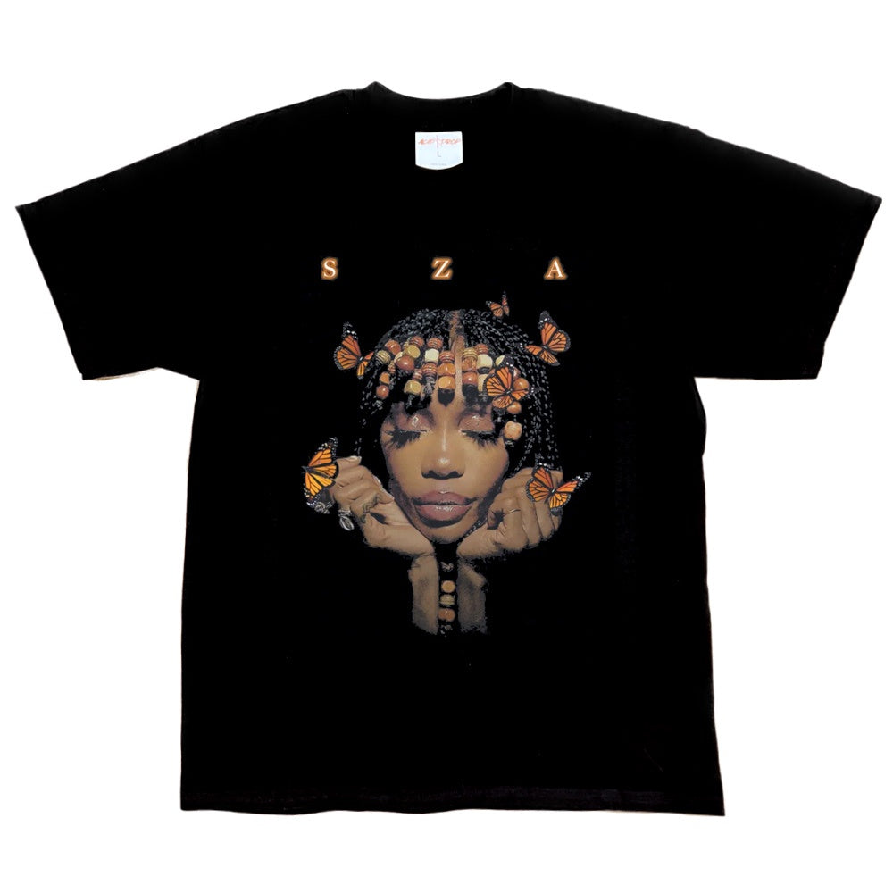 SZA Design Black Tee – Emporium Streetwear