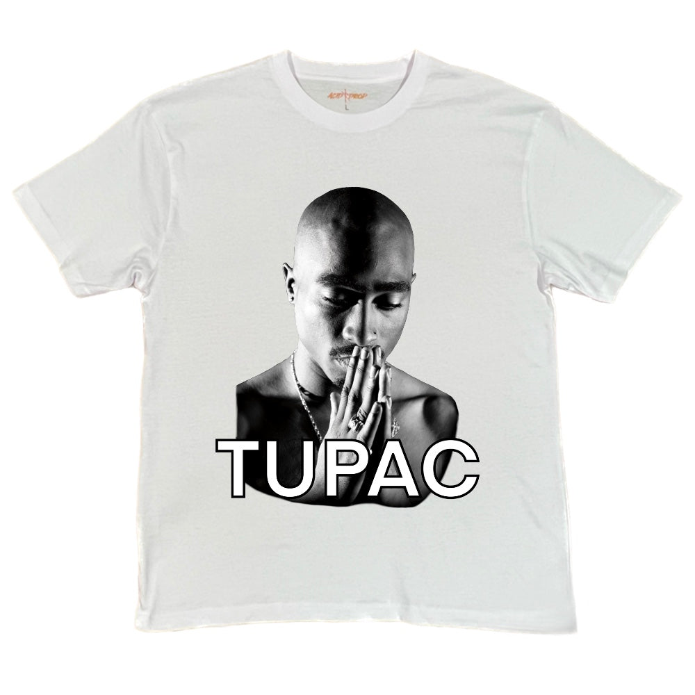 Tupac Praying Monochrome Tee – Emporium Streetwear