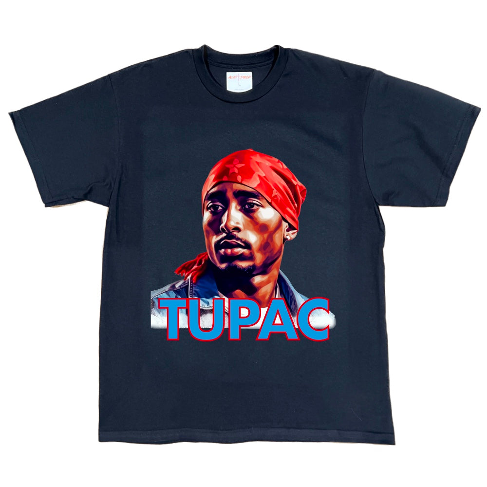 Tupac Red Bandana Design Tee – Emporium Streetwear